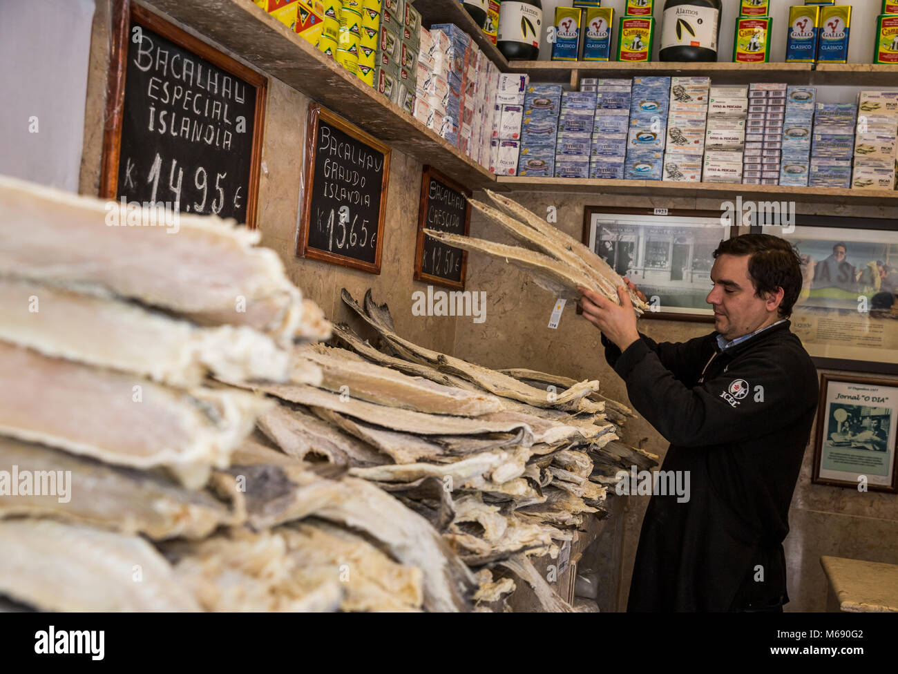 Salt cod lisbon hi-res stock photography and images - Alamy