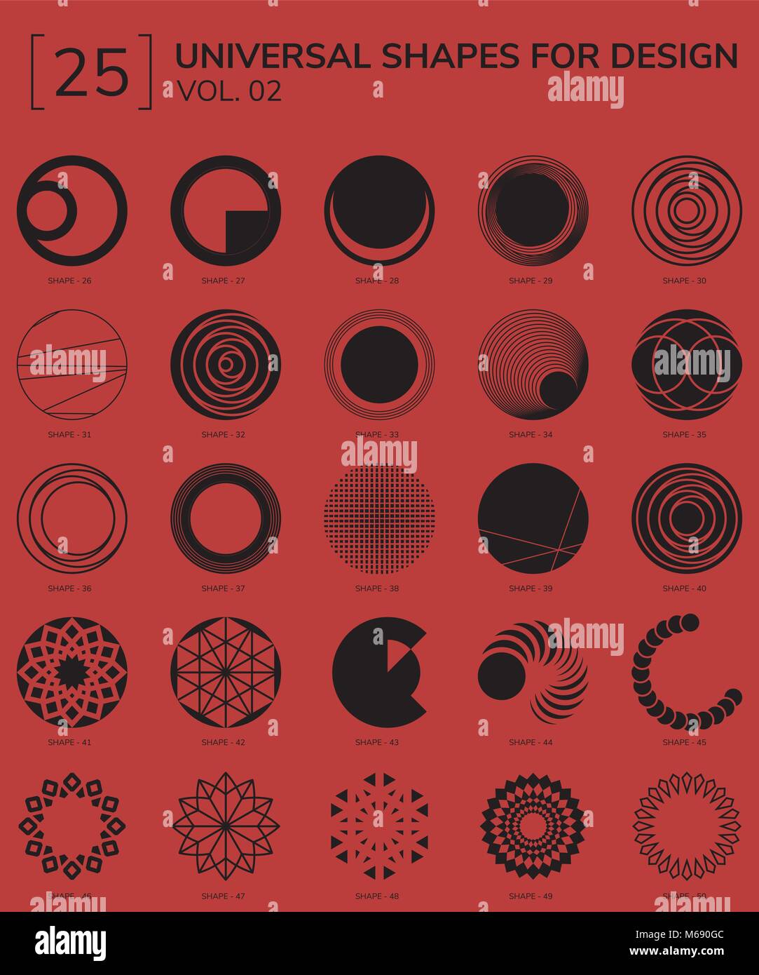 Geometric Shapes Logo Stock Vector Image & Art - Alamy