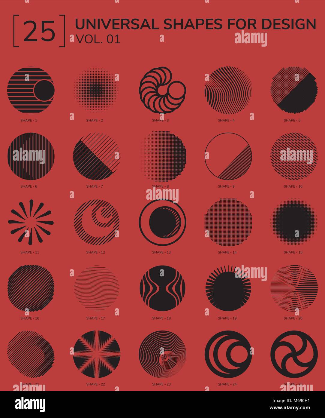 Geometric Shapes Logo Stock Vector Image & Art - Alamy