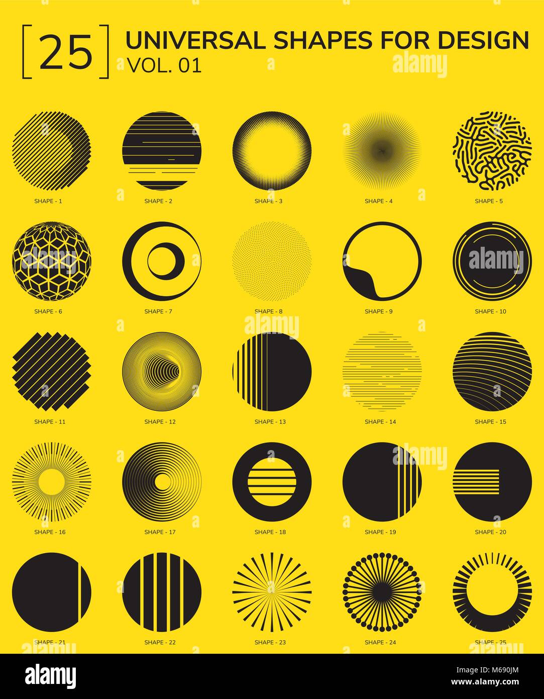 Geometric Shapes Logo Stock Vector Image & Art - Alamy