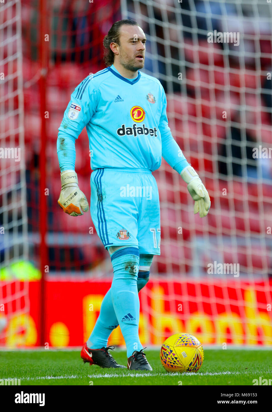 Sunderland goalkeeper Lee Camp Stock Photo - Alamy