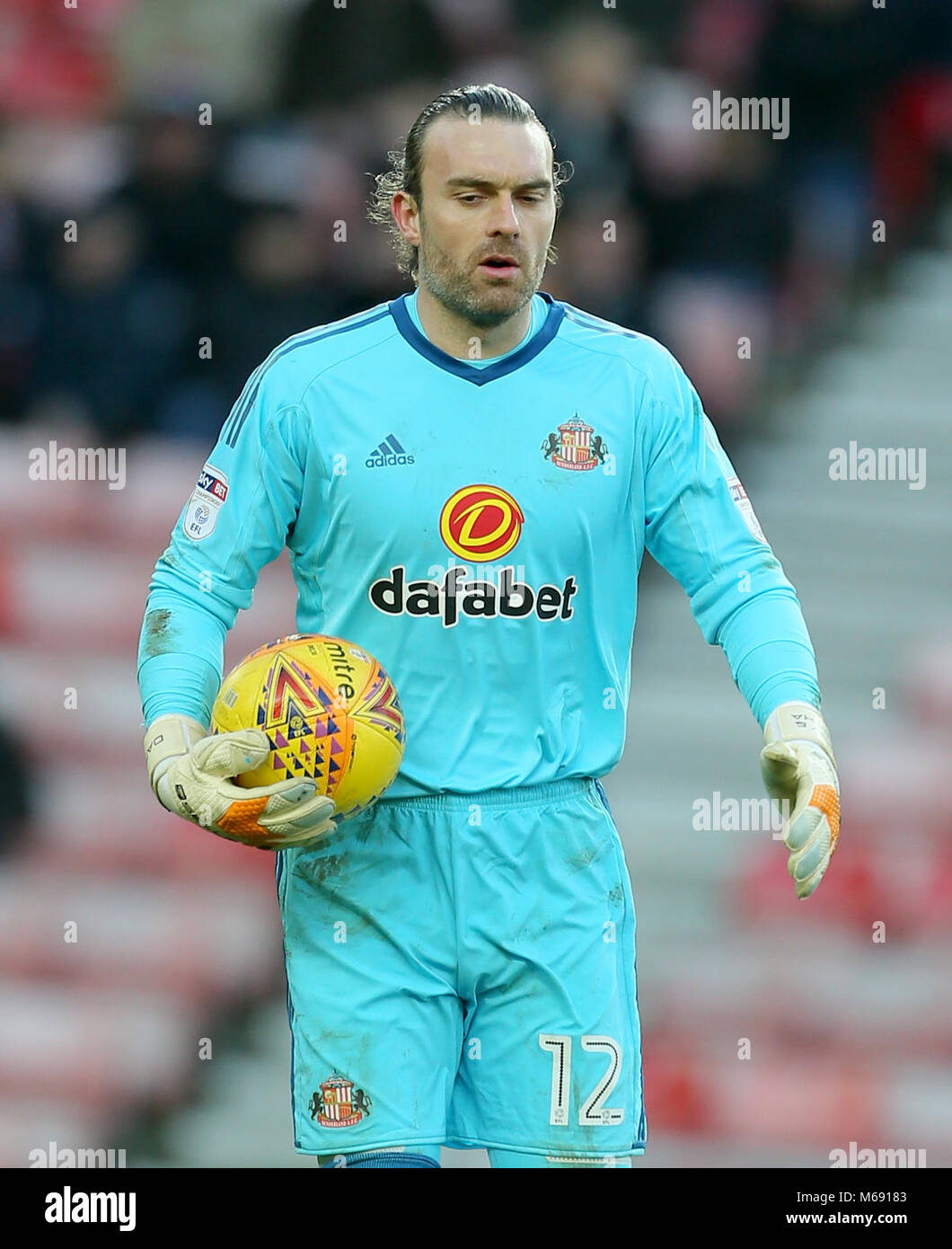 Sunderland goalkeeper Lee Camp Stock Photo - Alamy