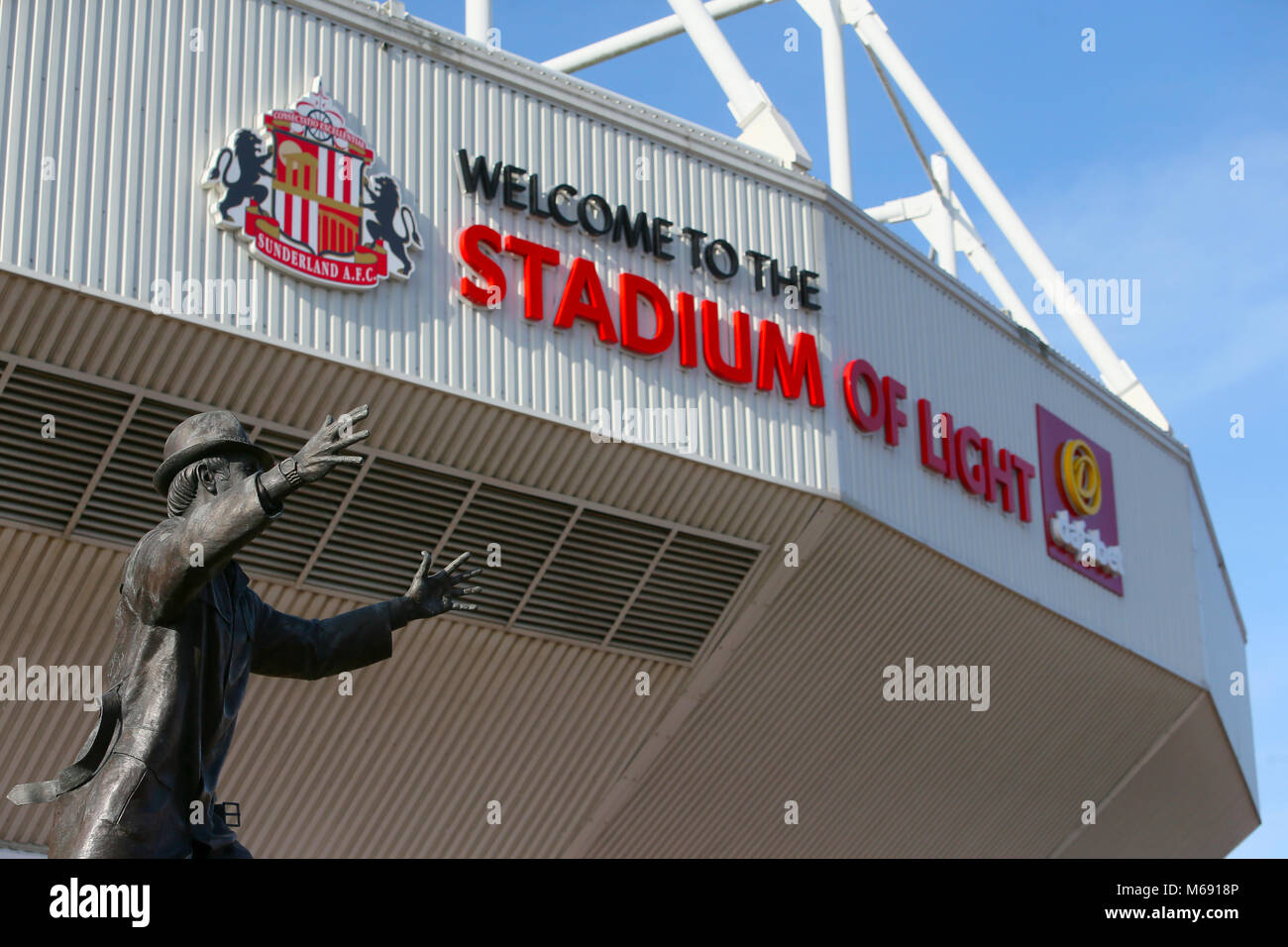 General view of the Stadium of Light Stock Photo - Alamy