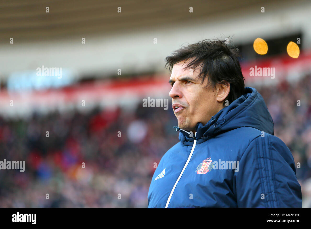 Sunderland manager Chris Coleman Stock Photo - Alamy