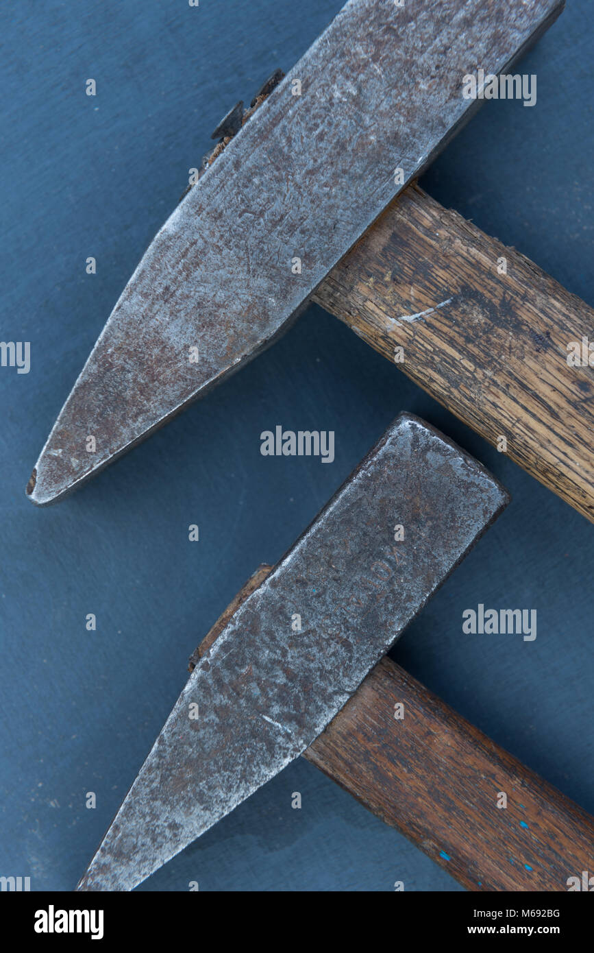 tools on a dark background Stock Photo - Alamy