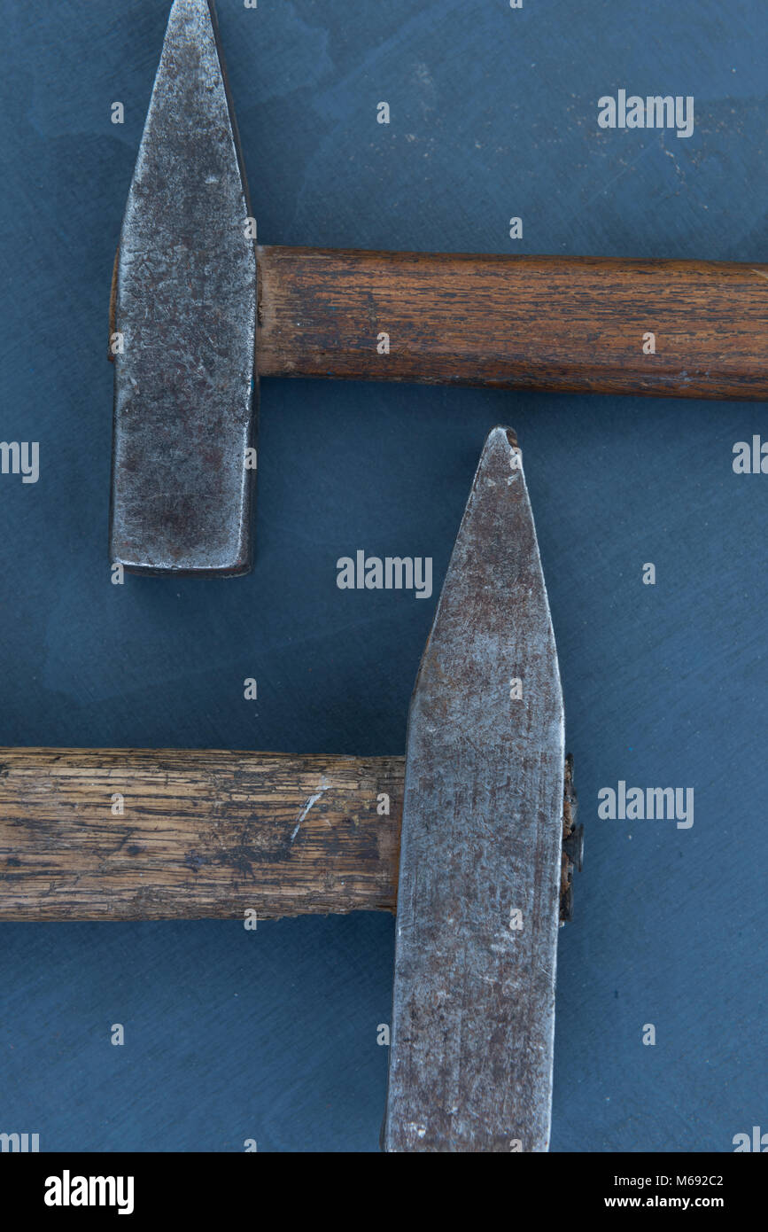 tools on a dark background Stock Photo - Alamy
