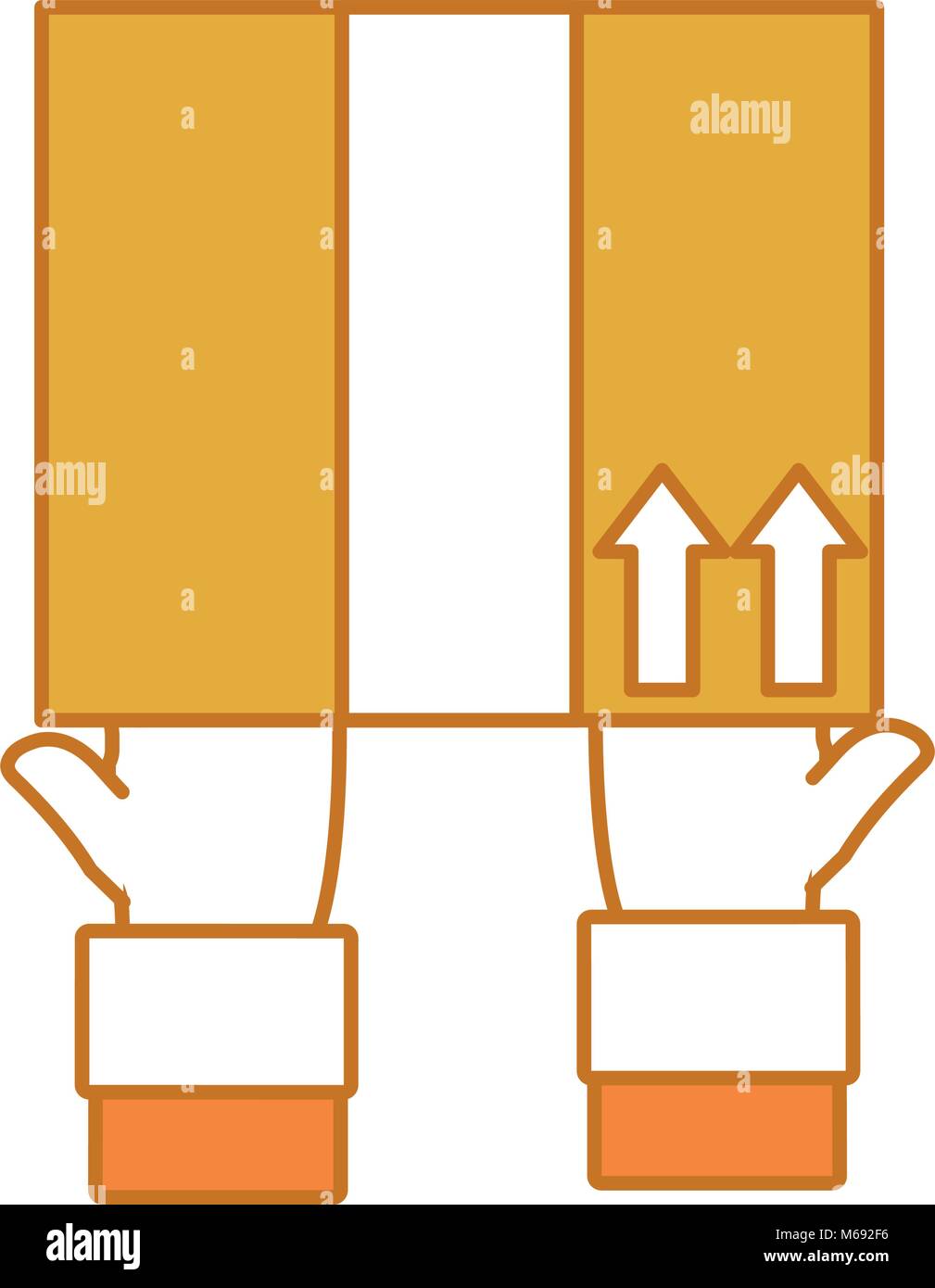 Hands man customer store Stock Vector Images - Alamy