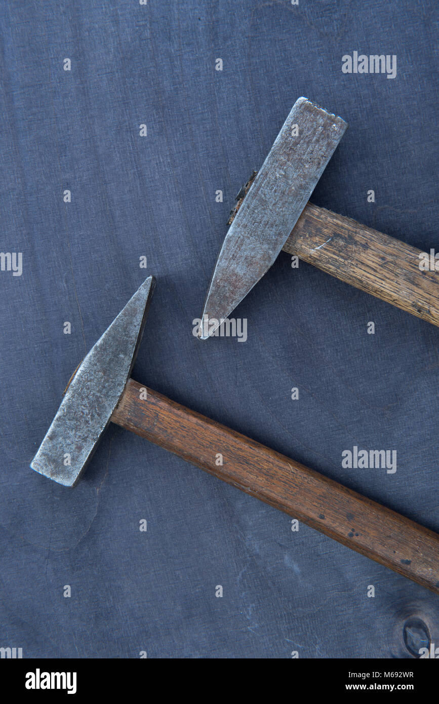 tools on a dark background Stock Photo - Alamy