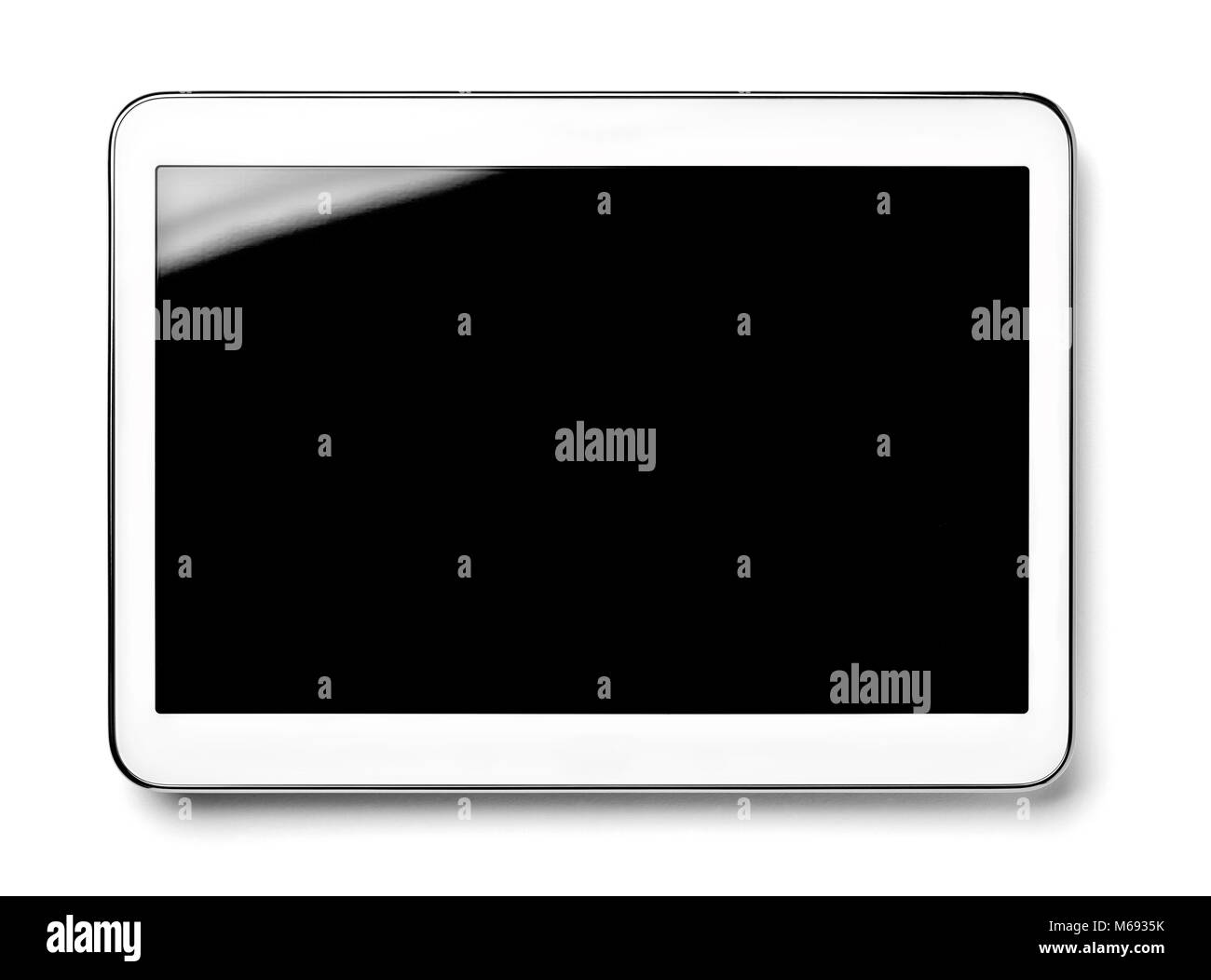 close up of white tablet on white background Stock Photo - Alamy