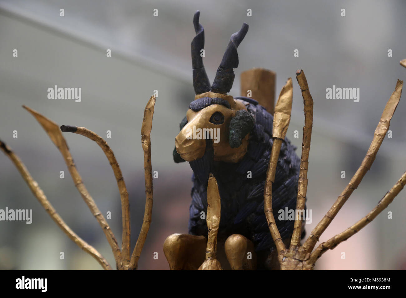 Statuette of a Ram in a Thicket. Ur Royal cementery, Iraq. 2600-2400 BC ...