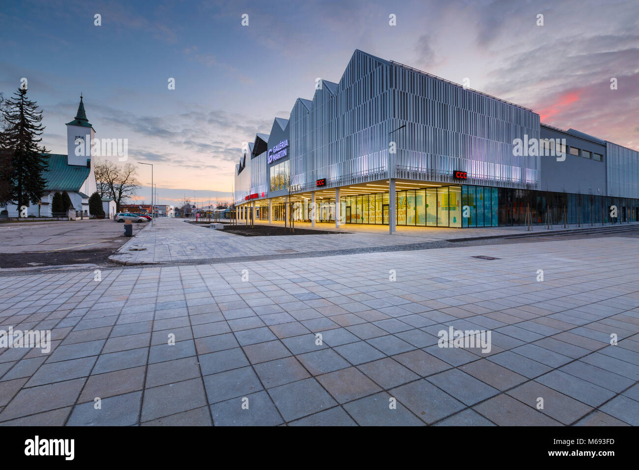 New shopping mall in town of Martin, Slovakia Stock Photo - Alamy