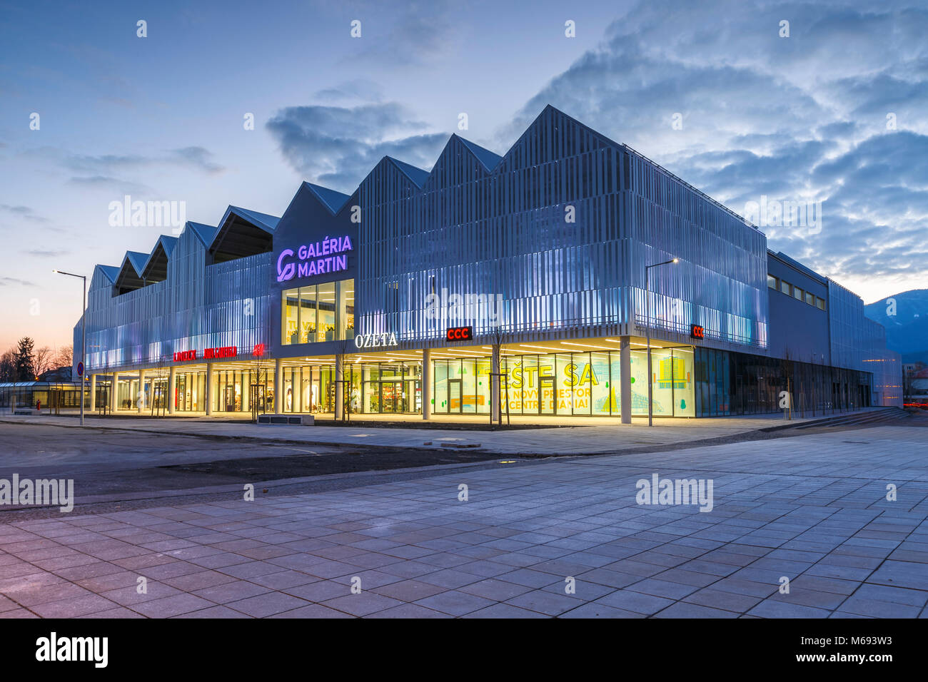 New shopping mall in town of Martin, Slovakia Stock Photo - Alamy