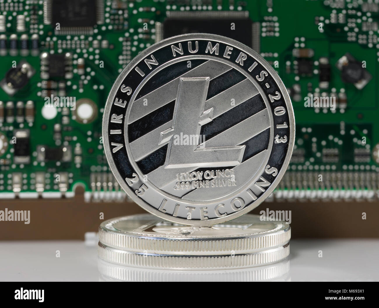 Ltc coin hi-res stock photography and images - Alamy