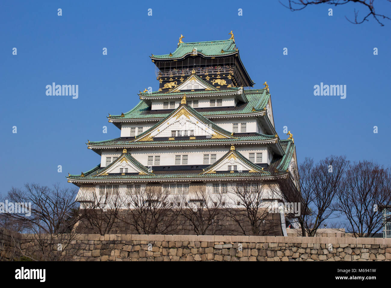 Historic Osaka Castle in Japan Stock Photo - Alamy