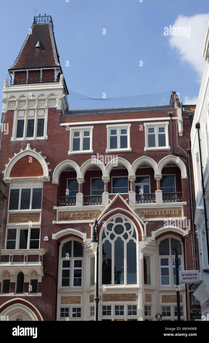 The newly restored Hastings library, former Brassey Institute built in ...