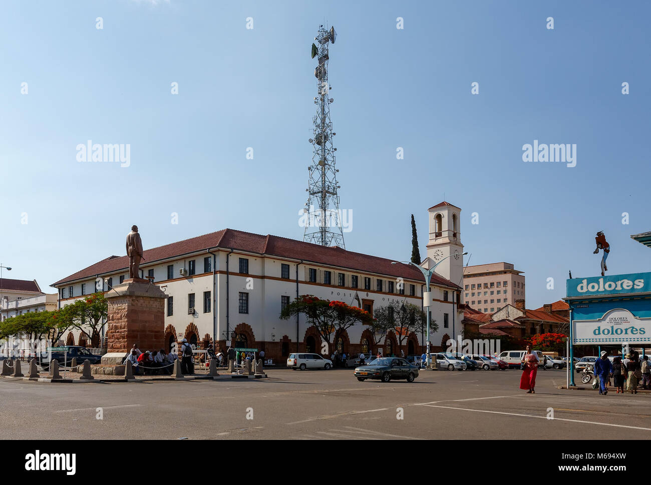 ZIMBABWE, BULAWAYO, OCTOBER 27: Peoples on street in the second largest ...