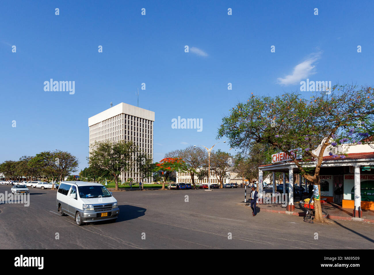 ZIMBABWE, BULAWAYO, OCTOBER 27: Peoples on street in the second largest ...