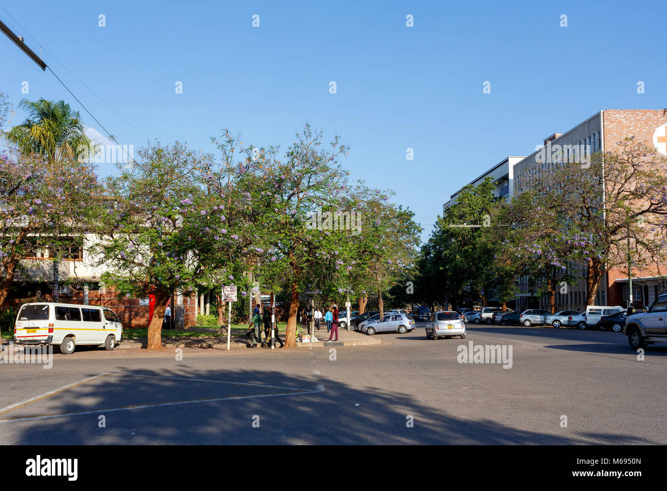 ZIMBABWE, BULAWAYO, OCTOBER 27: Peoples on street in the second largest ...