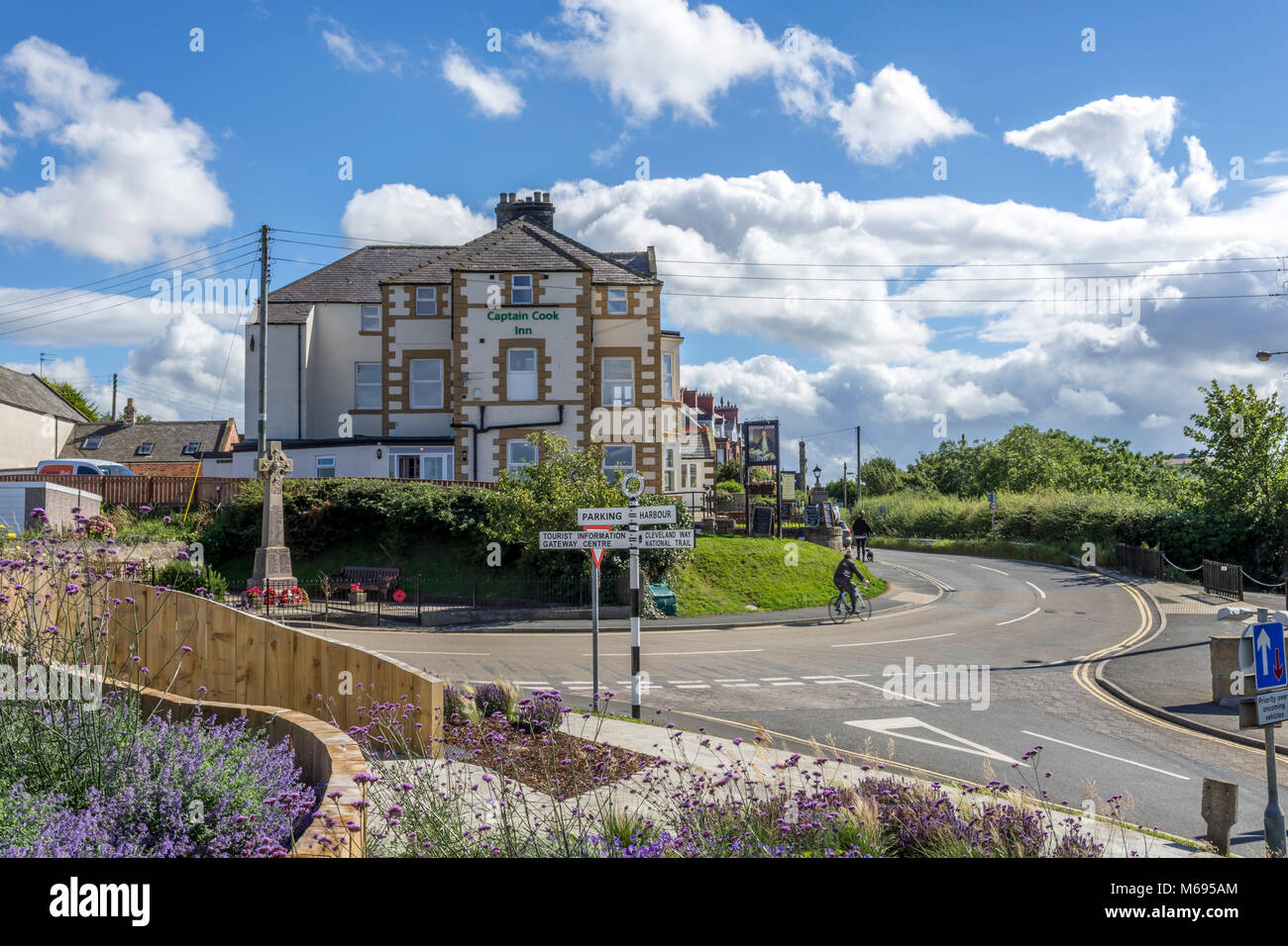Captain Cook Inn in the fishing viallage of Staithes North Yorkshire ...