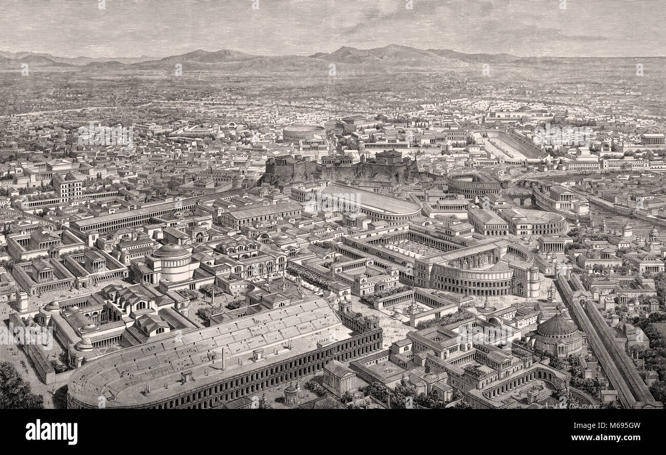 Roman Forum Reconstruction High Resolution Stock Photography and Images ...