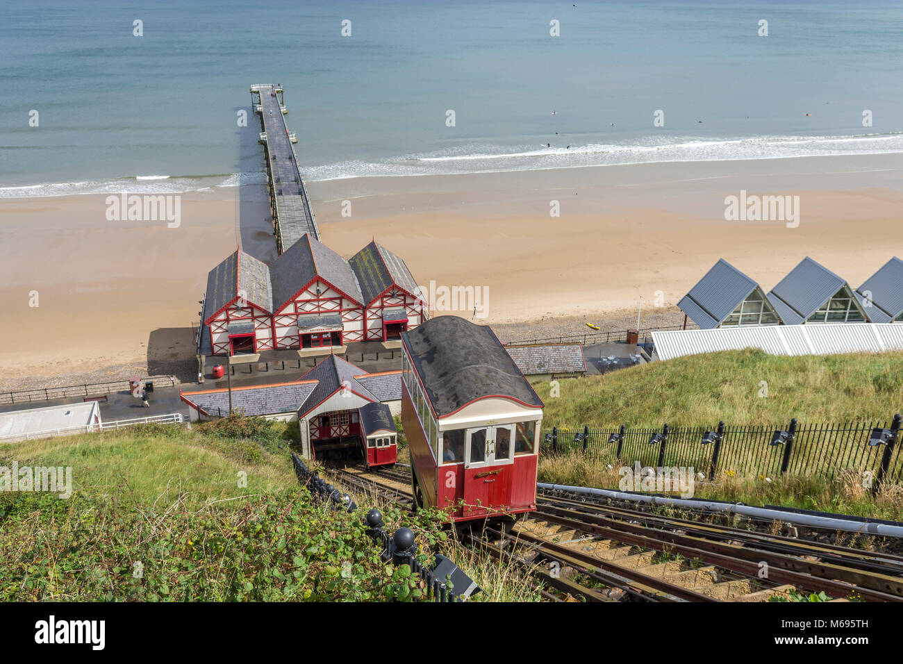 The saltburn cliff lift hi-res stock photography and images - Alamy