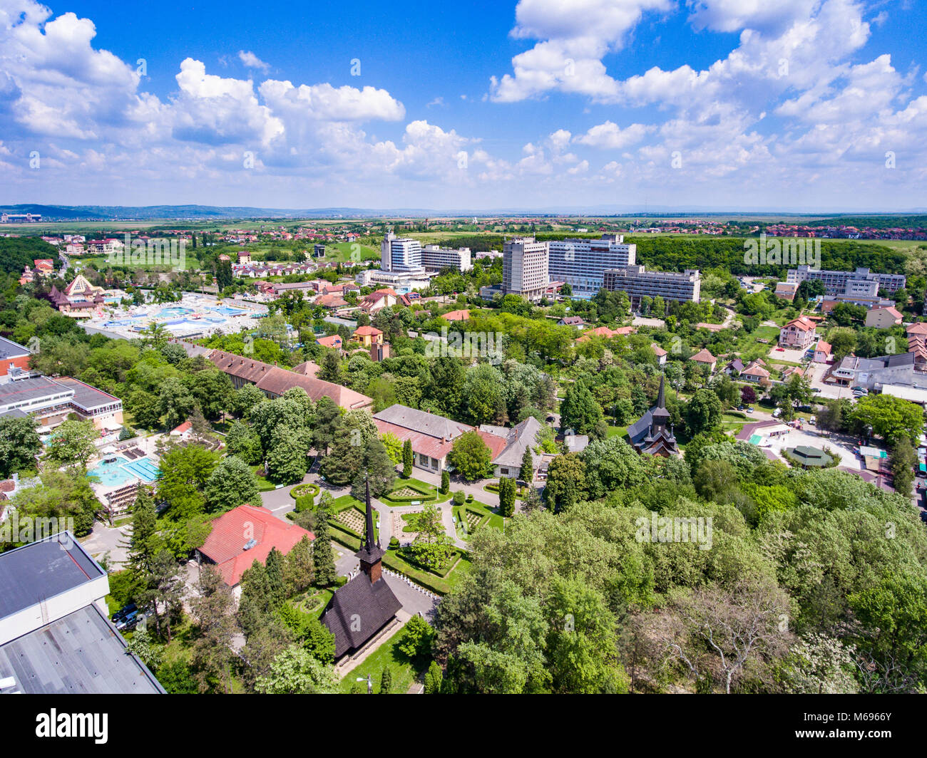 Felix Baths thermal resort (Baile Felix) near Oradea, Bihor, Romania ...