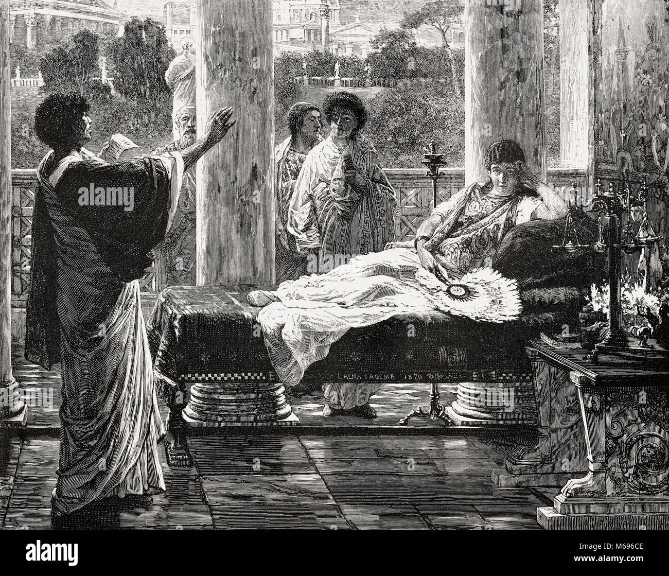 Cultural life in Ancient Rome Stock Photo - Alamy