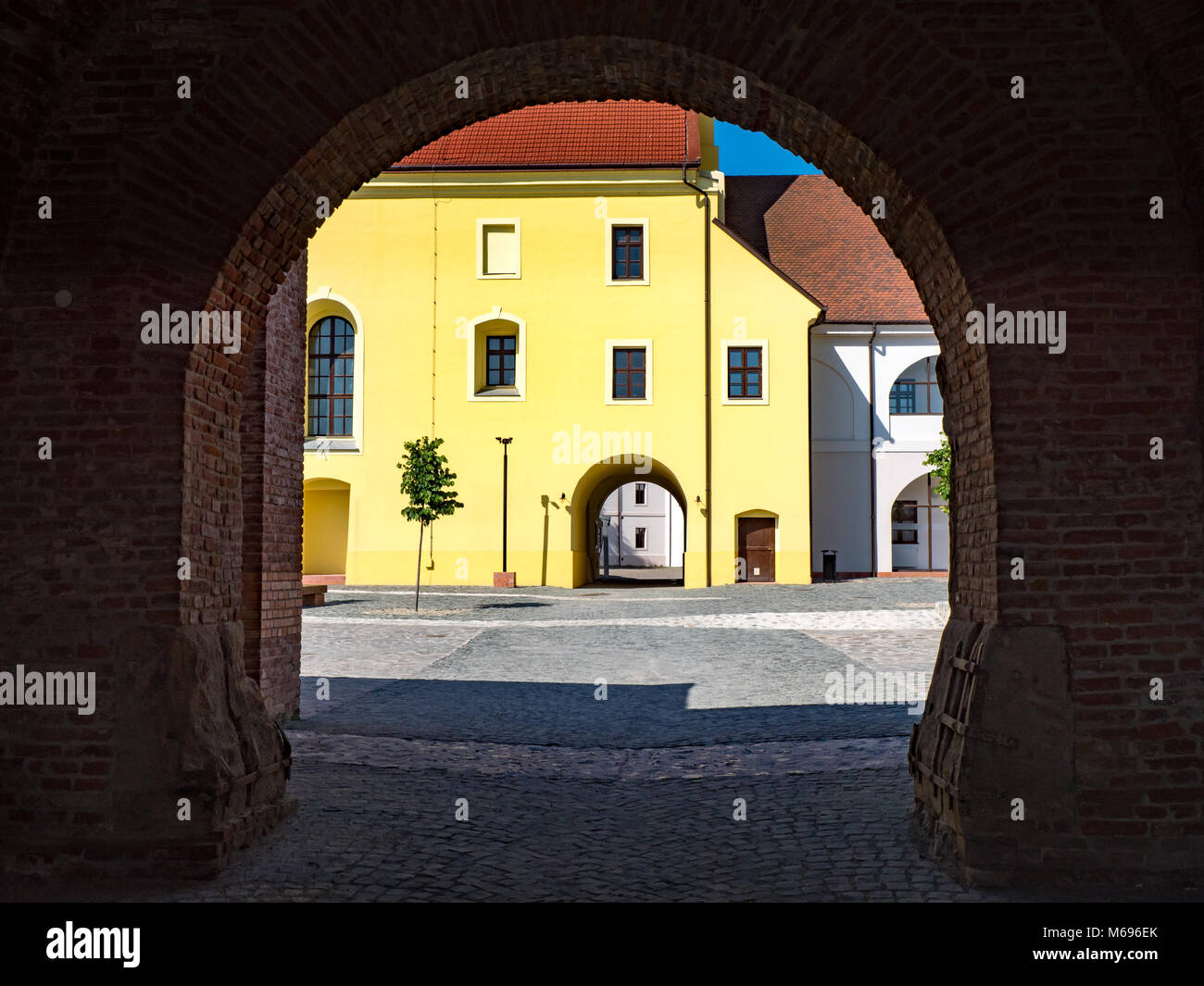Entrance to Oradea fortress Stock Photo - Alamy