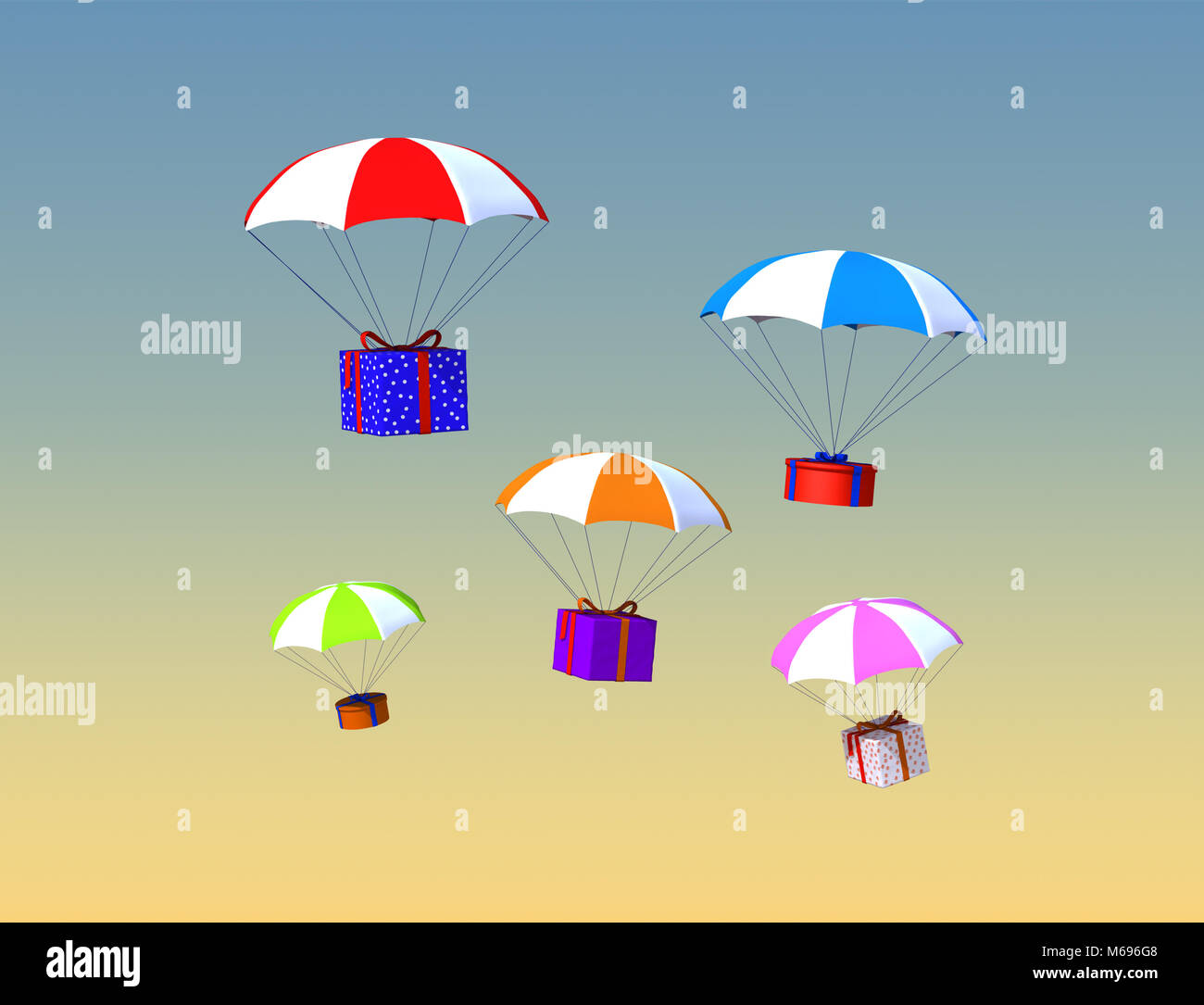 Parachute delivery hi-res stock photography and images - Alamy