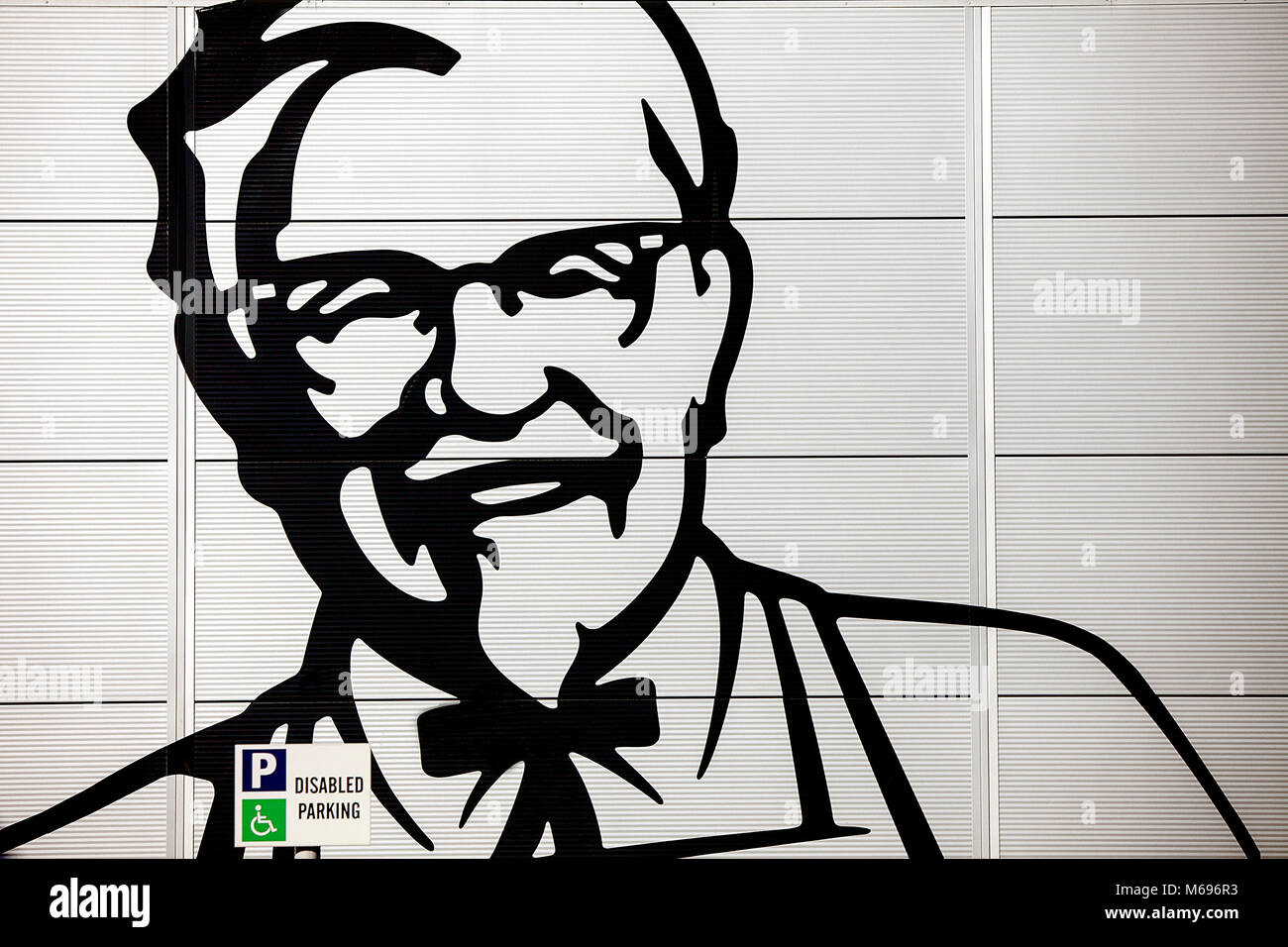 Colonel sanders schematic kfc hi-res stock photography and images - Alamy