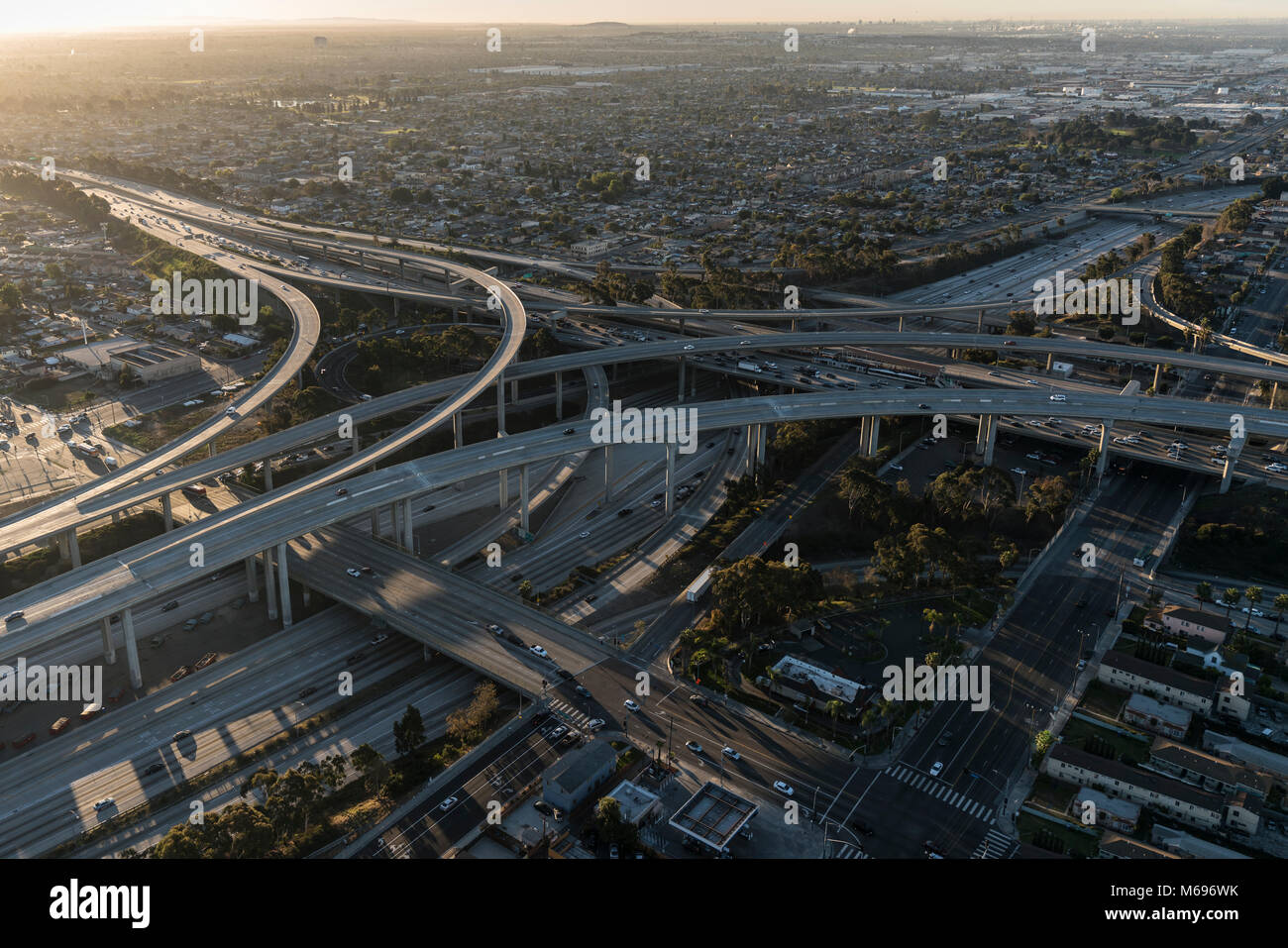 105 110 freeway interchange hi-res stock photography and images - Alamy
