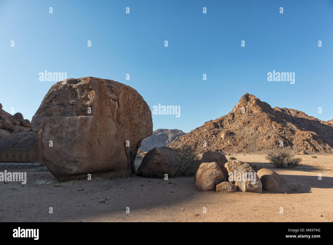 Giant rock in the desert Namibia Stock Photo - Alamy