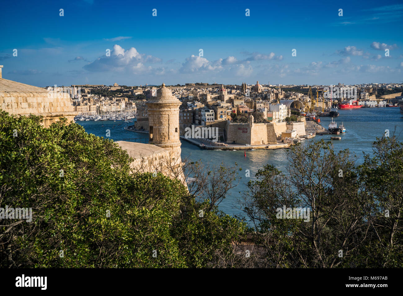 Fort Saint Angelo, Birgu Waterfront, Vittoriosa, Malta Stock Photo - Alamy