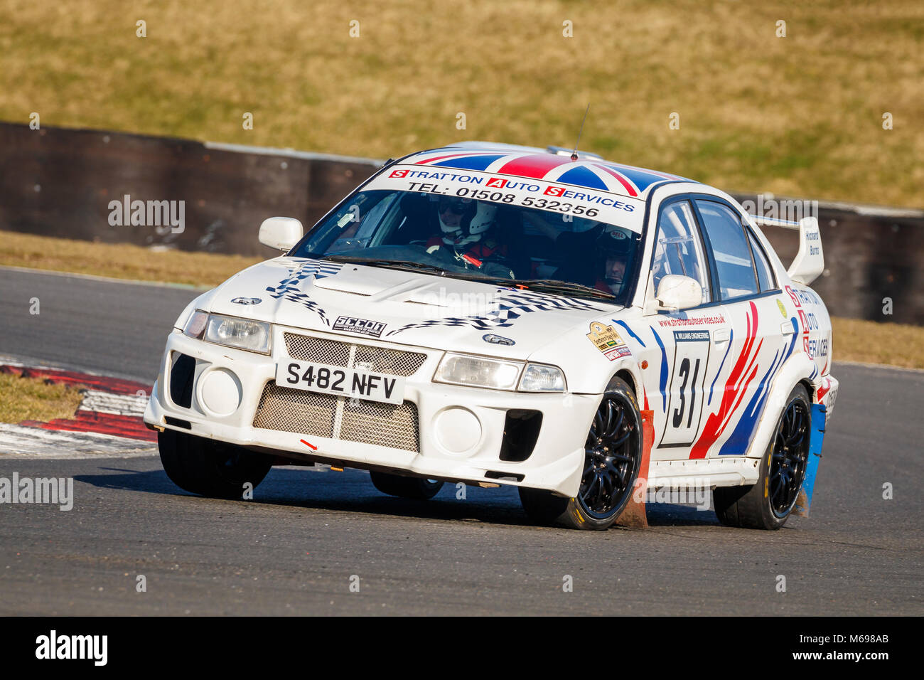 Mitsubishi lancer evo rally car hi-res stock photography and images - Alamy