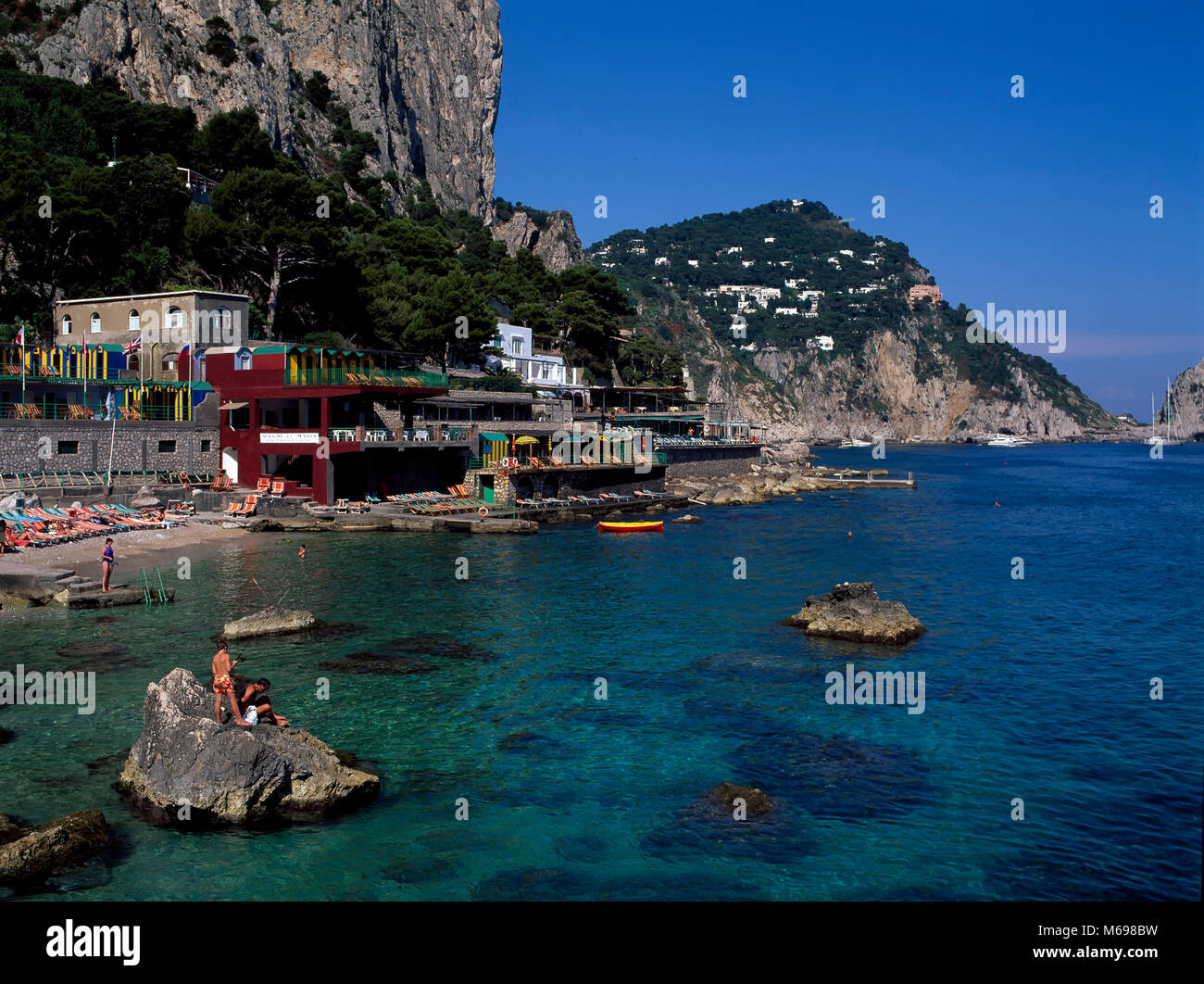 Marina piccola beach capri hi-res stock photography and images - Alamy