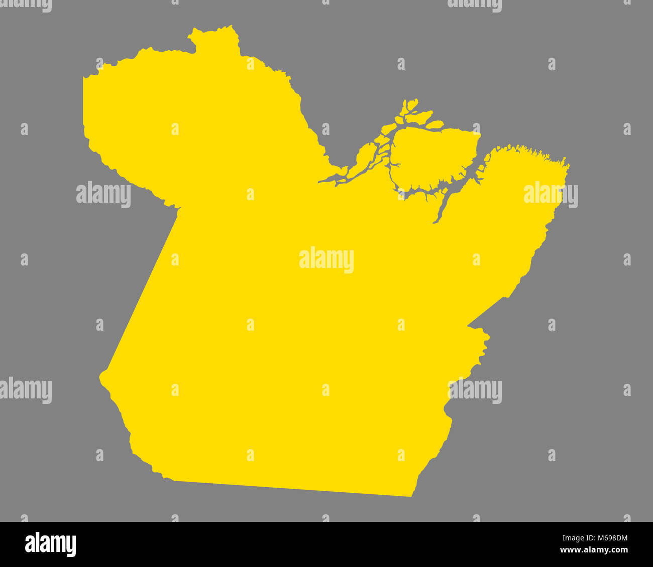 Map of Para Stock Photo - Alamy