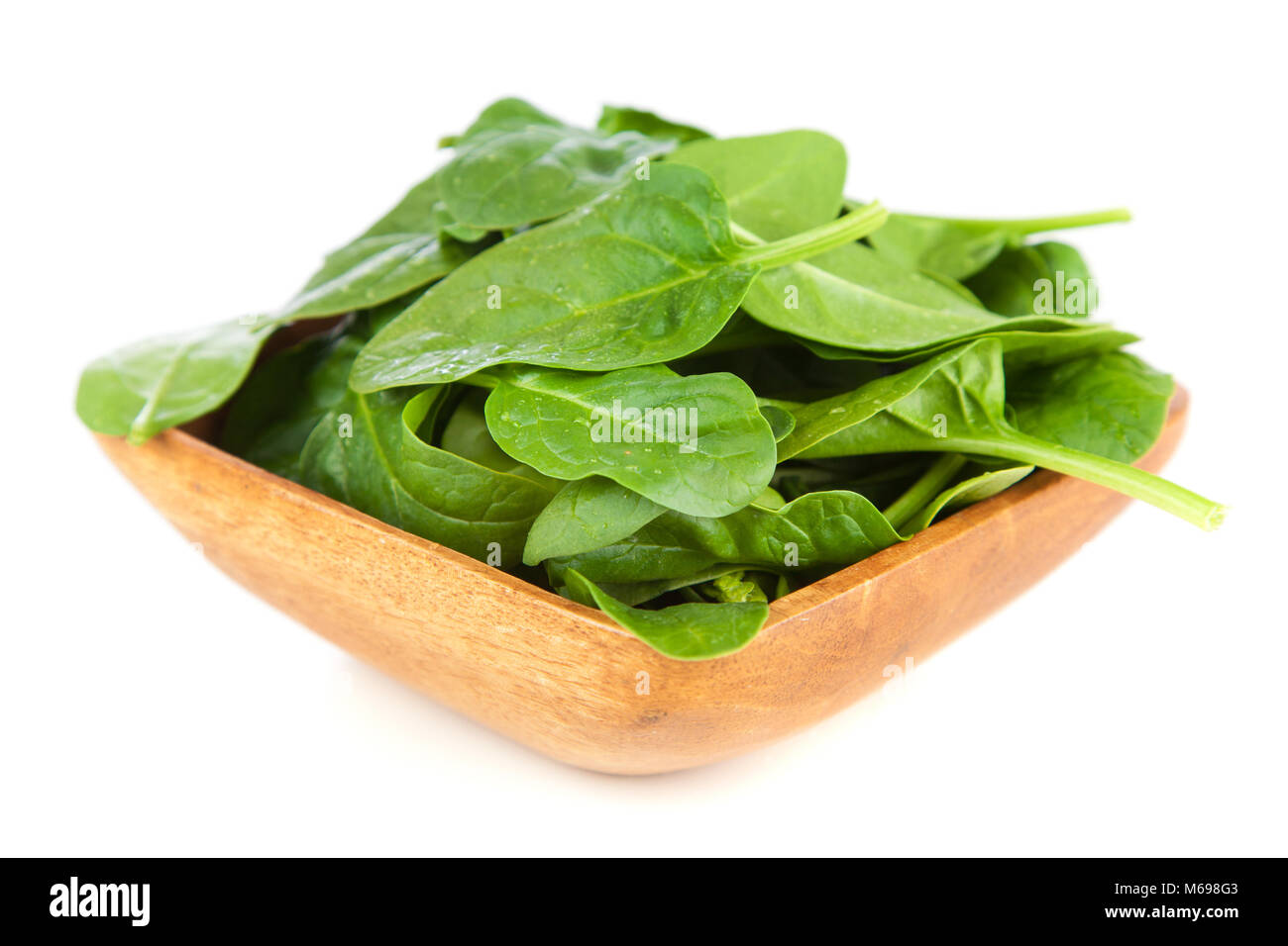 Baby spinach leaves Stock Photo - Alamy