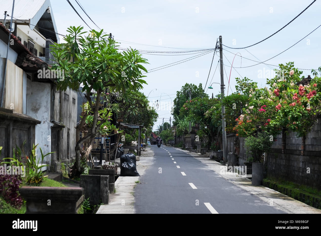 Rural road in Bali Indonesia Stock Photo - Alamy