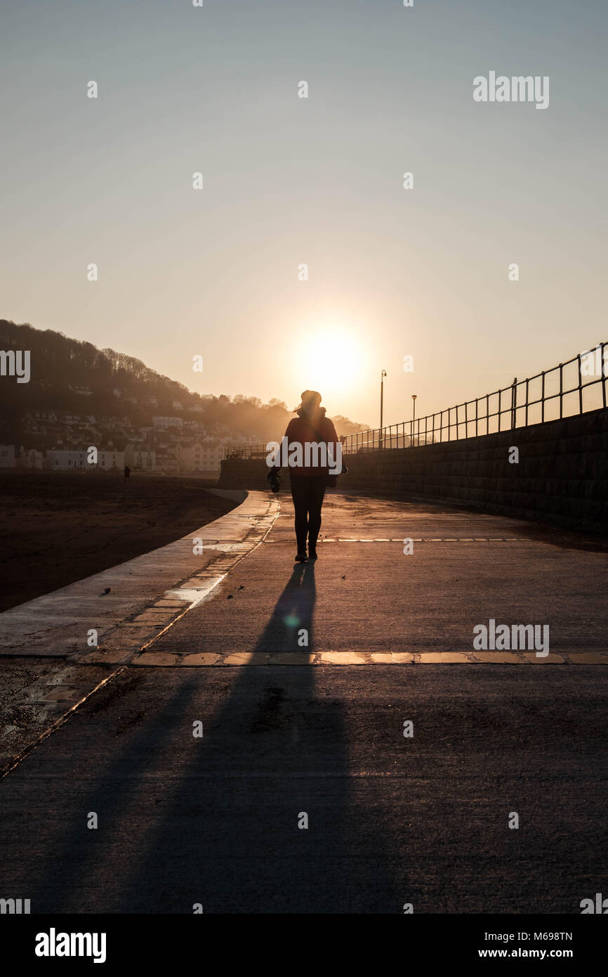 The promenade in Teignmouth, Devon, UK Stock Photo - Alamy