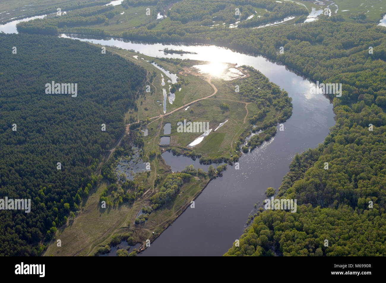 Vladimir region, Russia. 8 May 2016. Neighborhoods of Kovrov from the ...