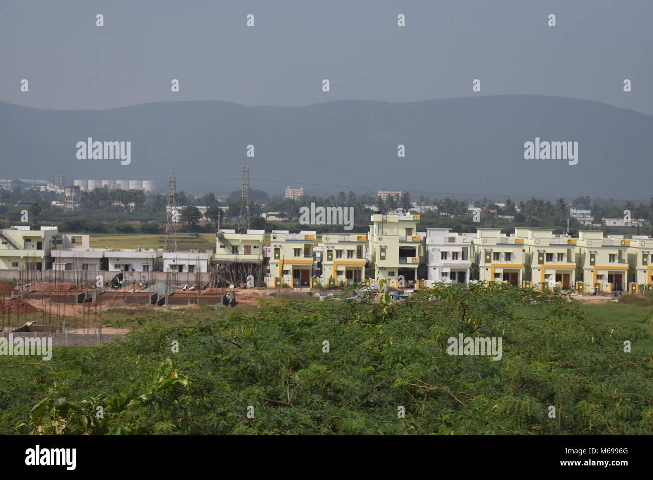 newly constructed residential building looking awesome Stock Photo - Alamy
