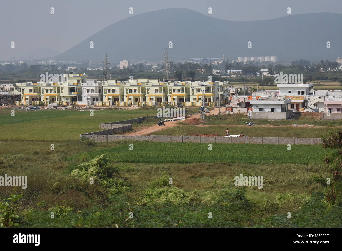 newly constructed residential building looking awesome Stock Photo - Alamy