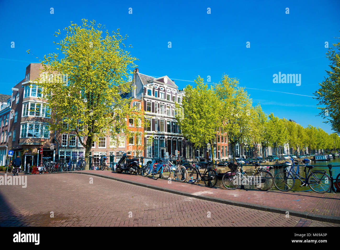 Amsterdam, Netherlands - April 20, 2017: Traditional dutch medieval ...