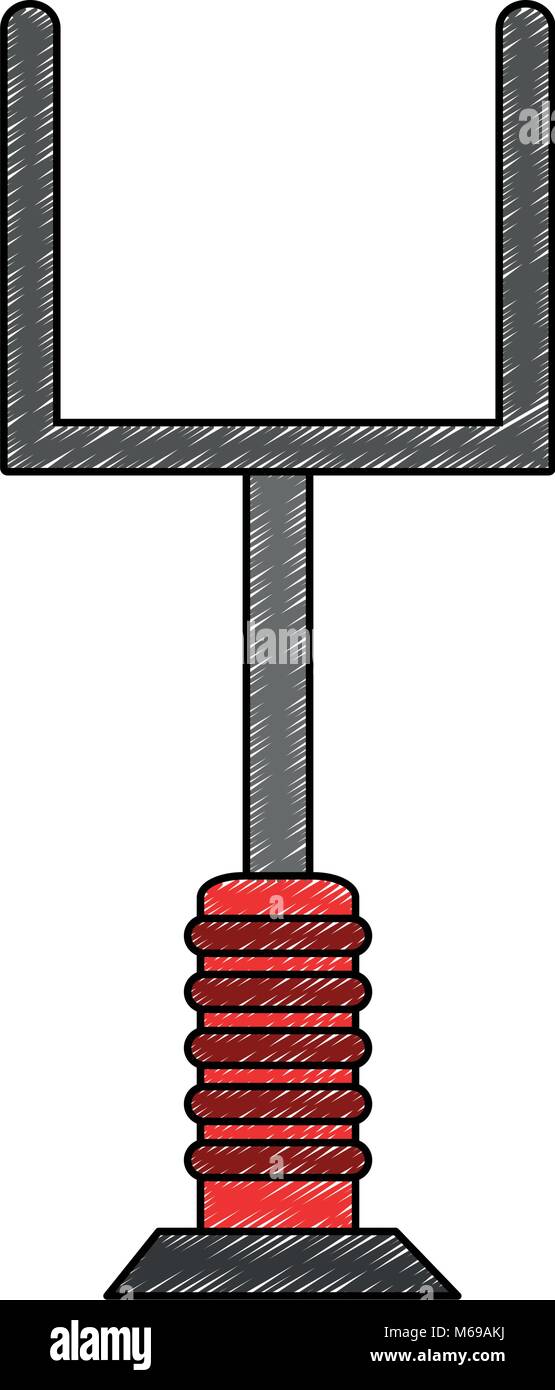 Football goal post symbol Stock Vector Image & Art - Alamy