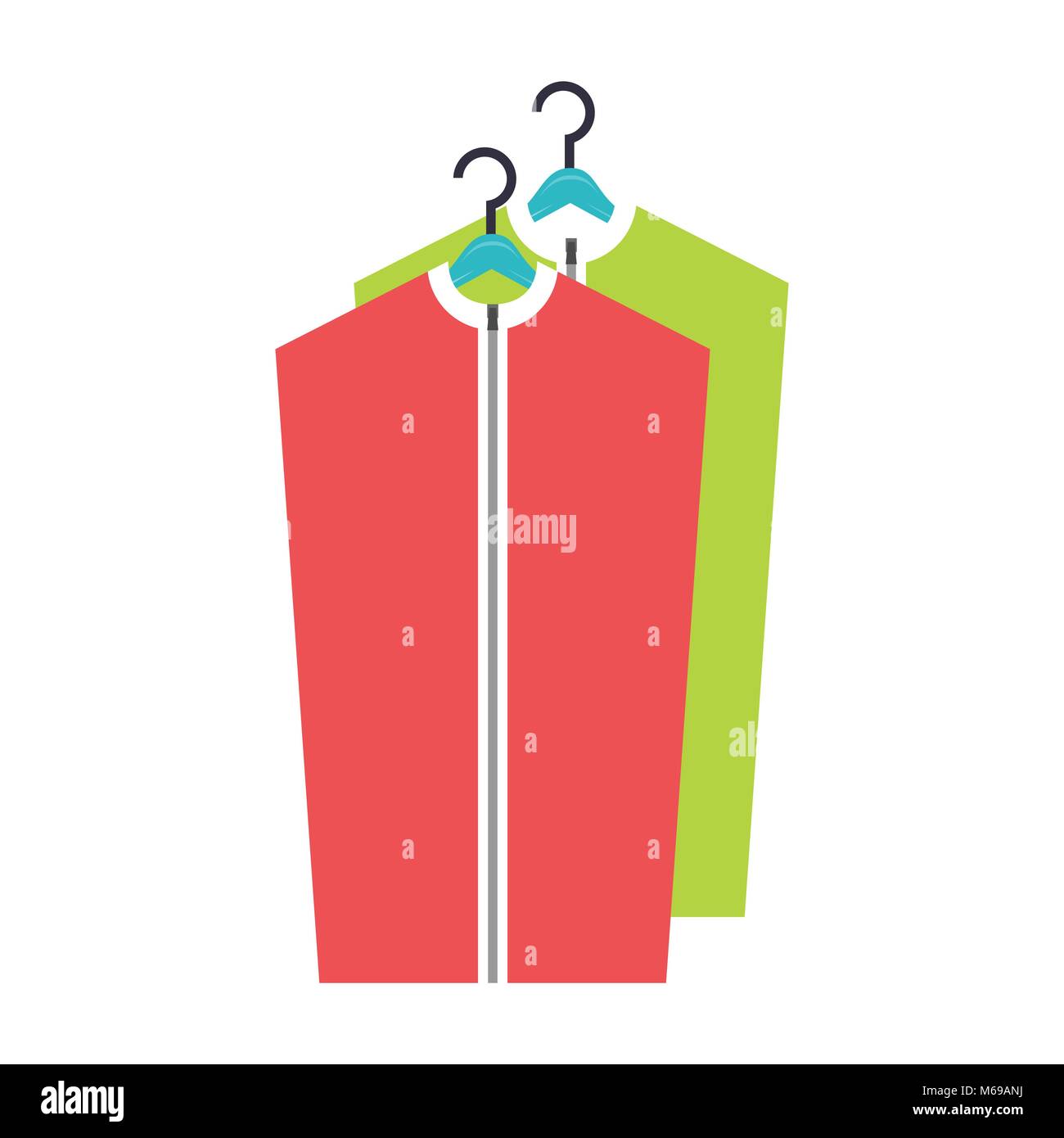 Clothing hanger vector Cut Out Stock Images & Pictures - Alamy