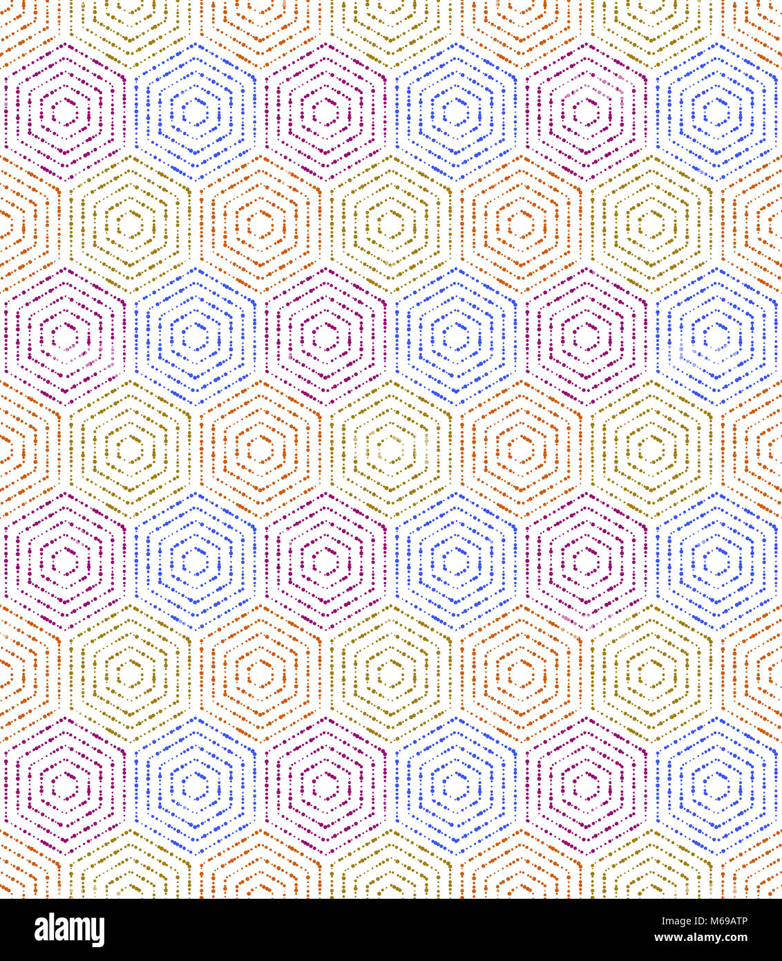 Beautiful seamless red hexagon hi-res stock photography and images - Alamy