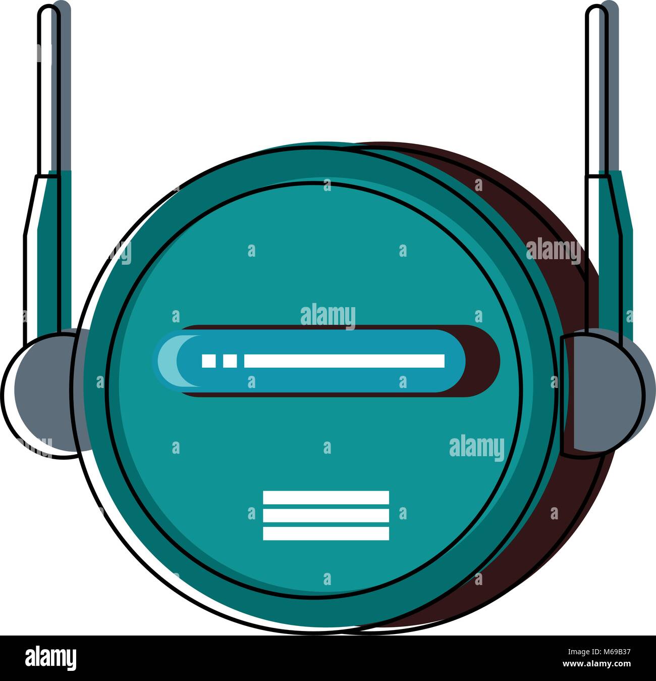 Funny robot cartoon Stock Vector Image & Art - Alamy