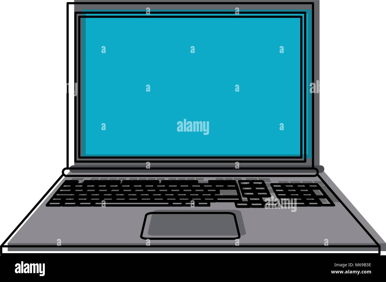 Laptop computer technology Stock Vector Image & Art - Alamy