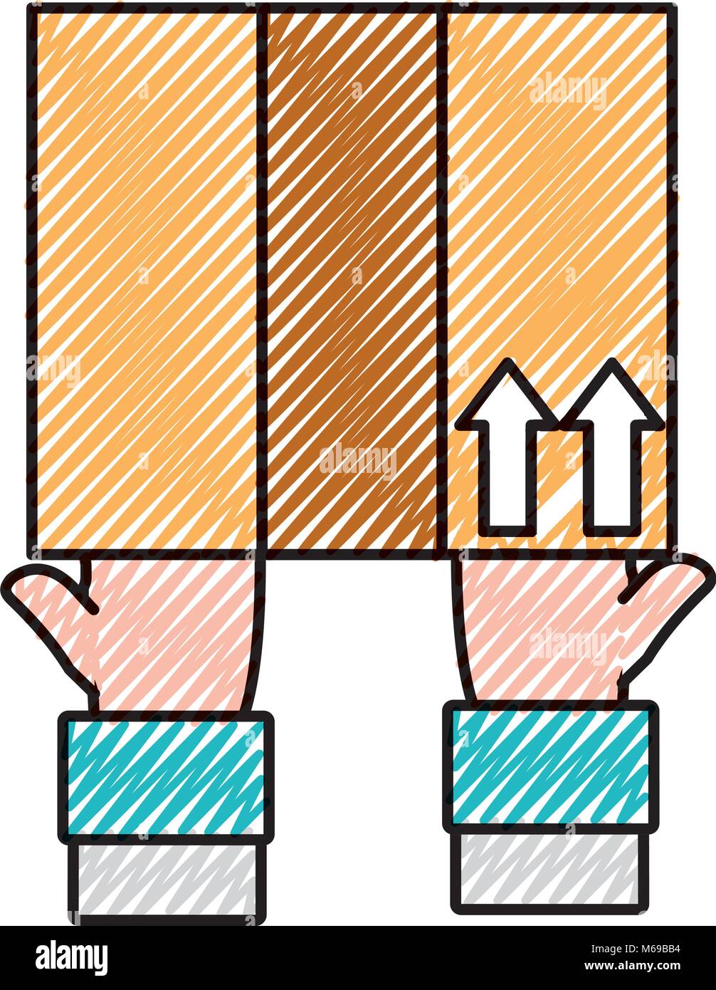 Hands man customer store Stock Vector Images - Alamy