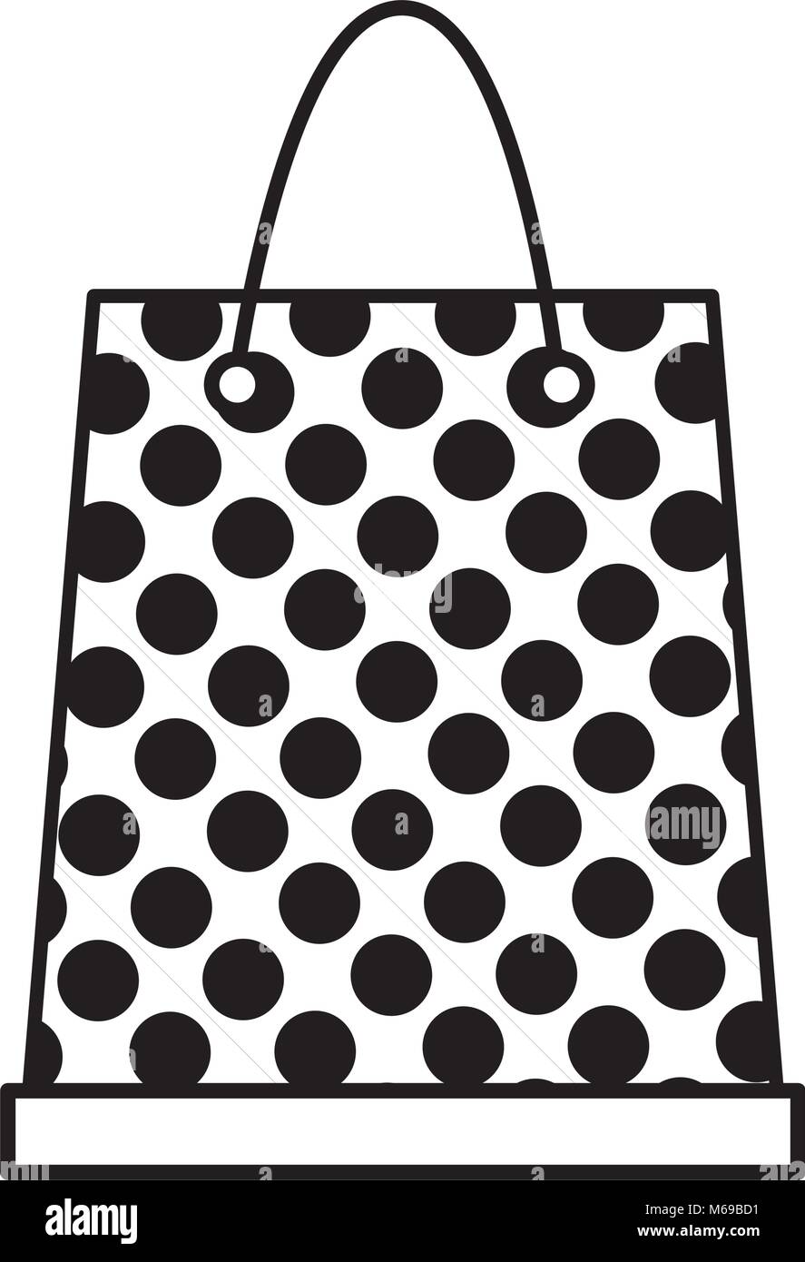 filling texture shopping bag object to custom buy Stock Vector Image ...